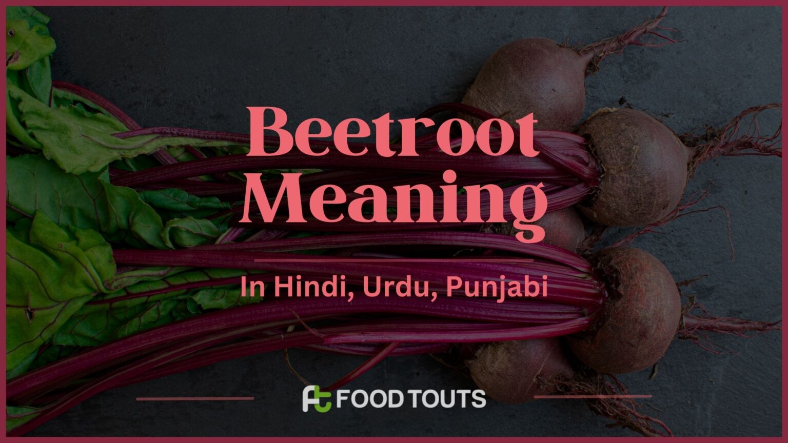 Beetroot Meaning In Hindi, Urdu, And Punjabi | Food Touts